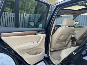 Black BMW X3 2013 in Vilnius, with an engine capacity of 2.00 L and mileage of 185 thousand km for 8300 €, photo 20 on AUTOMOTO.COM.LV