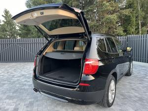 Black BMW X3 2013 in Vilnius, with an engine capacity of 2.00 L and mileage of 185 thousand km for 8300 €, photo 22 on AUTOMOTO.COM.LV