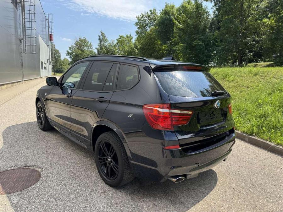 Black BMW X3 2013 in Alytus, with an engine capacity of 2.00 L and mileage of 261 thousand km for 12600 €, photo 4 on AUTOMOTO.COM.LV