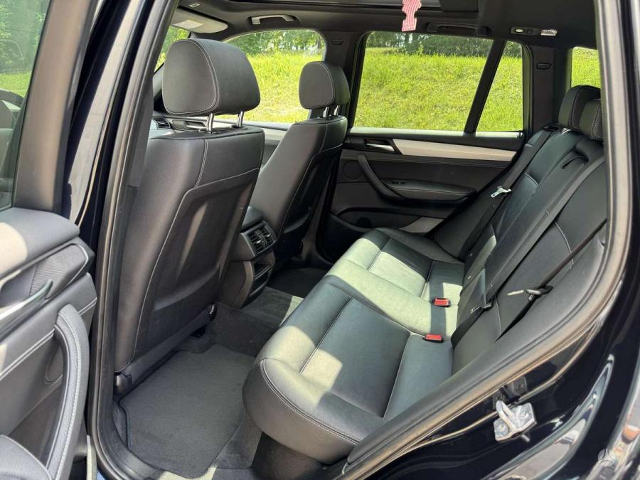 Black BMW X3 2013 in Alytus, with an engine capacity of 2.00 L and mileage of 261 thousand km for 12600 €, photo 11 on AUTOMOTO.COM.LV