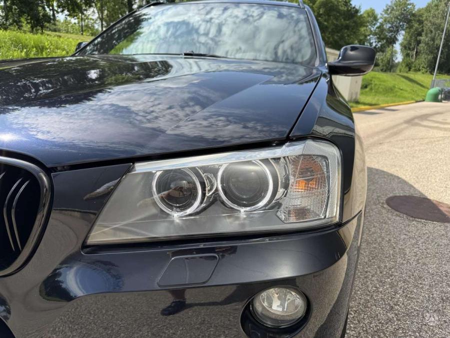 Black BMW X3 2013 in Alytus, with an engine capacity of 2.00 L and mileage of 261 thousand km for 12600 €, photo 26 on AUTOMOTO.COM.LV
