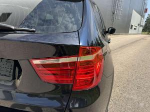 Black BMW X3 2013 in Alytus, with an engine capacity of 2.00 L and mileage of 261 thousand km for 12600 €, photo 27 on AUTOMOTO.COM.LV