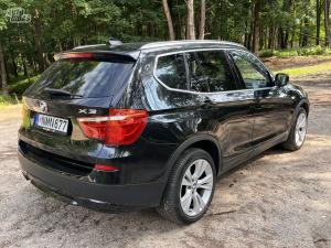 Black BMW X3 2013 in Vilnius, with an engine capacity of 3.00 L and mileage of 130 thousand km for 10500 €, photo 4 on AUTOMOTO.COM.LV