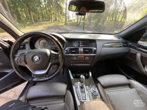 Black BMW X3 2013 in Vilnius, with an engine capacity of 3.00 L and mileage of 130 thousand km for 10500 €, photo 12 on AUTOMOTO.COM.LV