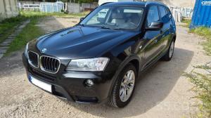 Melns BMW X3 2013 Rīga, ar dzinēja tilpumu 2.00 L un nobraukumu 360 tūkst. km par 8200 €, foto  vietnē AUTOMOTO.COM.LV