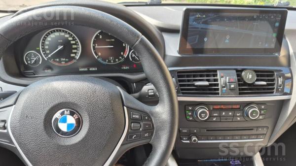 Black BMW X3 2013 in Riga, with an engine capacity of 2.00 L and mileage of 360 thousand km for 8200 €, photo 9 on AUTOMOTO.COM.LV