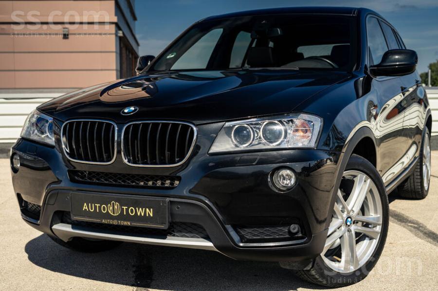Black BMW X3 2013 in Riga, with an engine capacity of 2.00 L and mileage of 234 thousand km for 11550 €, photo 3 on AUTOMOTO.COM.LV