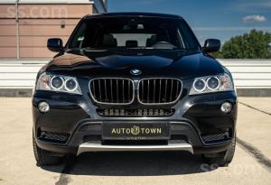 Black BMW X3 2013 in Riga, with an engine capacity of 2.00 L and mileage of 234 thousand km for 11550 €, photo 4 on AUTOMOTO.COM.LV
