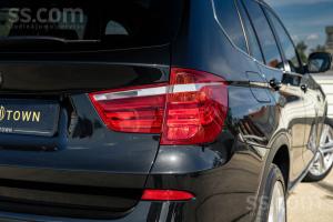 Black BMW X3 2013 in Riga, with an engine capacity of 2.00 L and mileage of 234 thousand km for 11550 €, photo 7 on AUTOMOTO.COM.LV