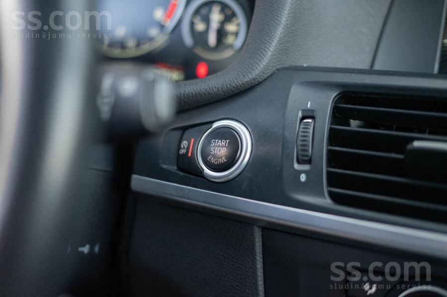 Black BMW X3 2013 in Riga, with an engine capacity of 2.00 L and mileage of 234 thousand km for 11550 €, photo 20 on AUTOMOTO.COM.LV