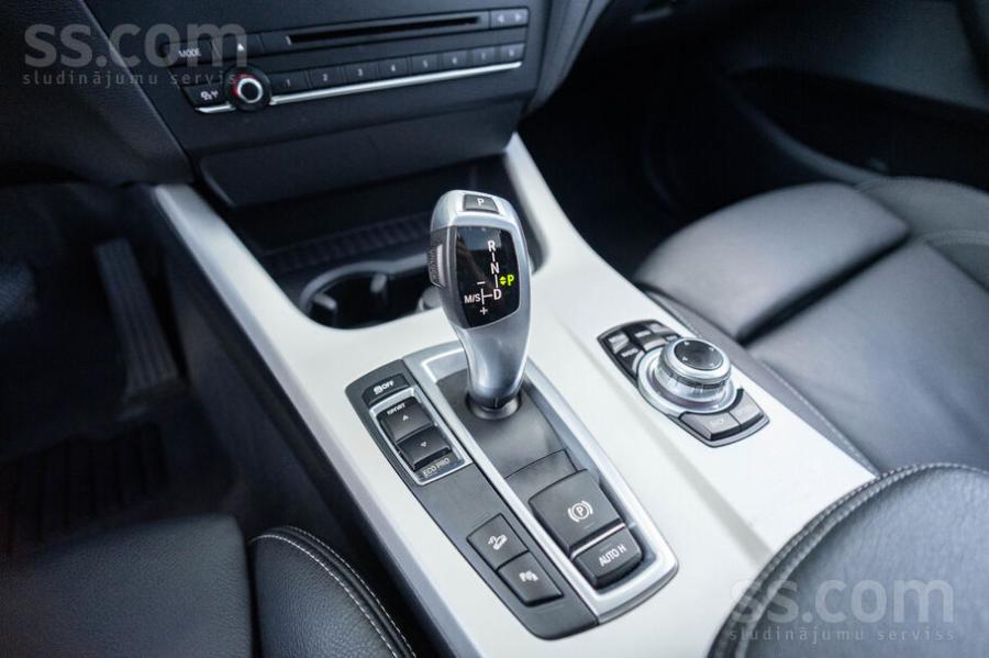 Black BMW X3 2013 in Riga, with an engine capacity of 2.00 L and mileage of 234 thousand km for 11550 €, photo 25 on AUTOMOTO.COM.LV