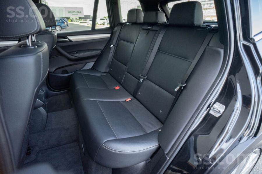 Black BMW X3 2013 in Riga, with an engine capacity of 2.00 L and mileage of 234 thousand km for 11550 €, photo 32 on AUTOMOTO.COM.LV