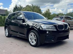 Black BMW X3 2013 in Utena, with an engine capacity of 2.00 L and mileage of 301 thousand km for 9750 €, photo 4 on AUTOMOTO.COM.LV