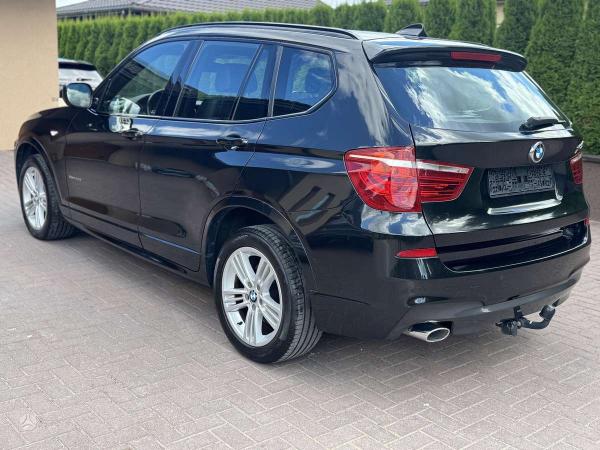 Black BMW X3 2013 in Utena, with an engine capacity of 2.00 L and mileage of 301 thousand km for 9750 €, photo 8 on AUTOMOTO.COM.LV