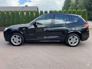 Black BMW X3 2013 in Utena, with an engine capacity of 2.00 L and mileage of 301 thousand km for 9750 €, photo 9 on AUTOMOTO.COM.LV