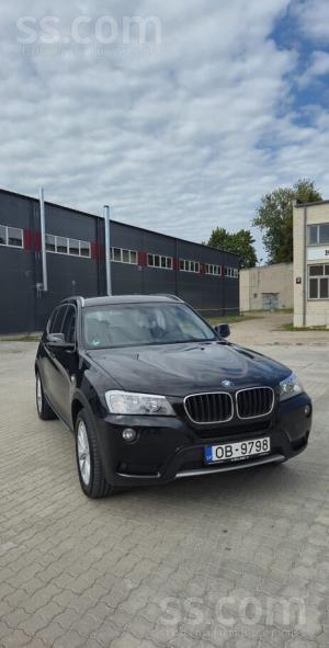 Black BMW X3 2013 in Kuldiga, with an engine capacity of 2.00 L and mileage of 277 thousand km for 10800 €, photo  on AUTOMOTO.COM.LV
