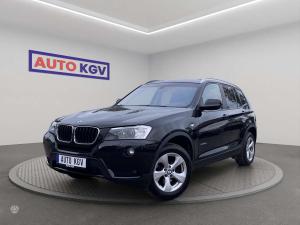 Melns BMW X3 2013 Viļņa, ar dzinēja tilpumu 2.00 L un nobraukumu 296 tūkst. km par 11799 €, foto  vietnē AUTOMOTO.COM.LV