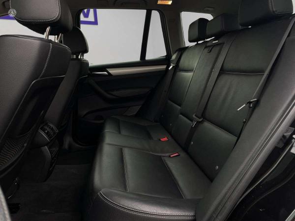 Black BMW X3 2013 in Vilnius, with an engine capacity of 2.00 L and mileage of 296 thousand km for 11799 €, photo 11 on AUTOMOTO.COM.LV