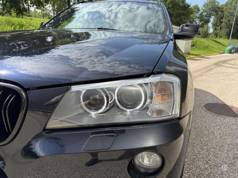 Black BMW X3 2013 in Alytus, with an engine capacity of 2.00 L and mileage of 261 thousand km for 11950 €, photo 26 on AUTOMOTO.COM.LV