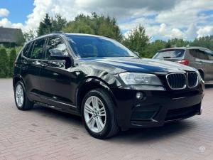 Black BMW X3 2013 in Utena, with an engine capacity of 2.00 L and mileage of 301 thousand km for 9500 €, photo 3 on AUTOMOTO.COM.LV