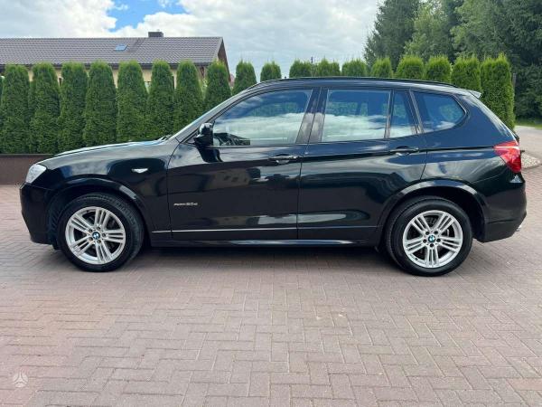 Melns BMW X3 2013 Utena, ar dzinēja tilpumu 2.00 L un nobraukumu 301 tūkst. km par 9500 €, foto 4 vietnē AUTOMOTO.COM.LV