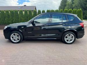 Black BMW X3 2013 in Utena, with an engine capacity of 2.00 L and mileage of 301 thousand km for 9500 €, photo 4 on AUTOMOTO.COM.LV