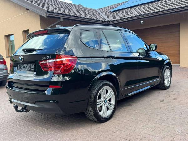 Melns BMW X3 2013 Utena, ar dzinēja tilpumu 2.00 L un nobraukumu 301 tūkst. km par 9500 €, foto 6 vietnē AUTOMOTO.COM.LV