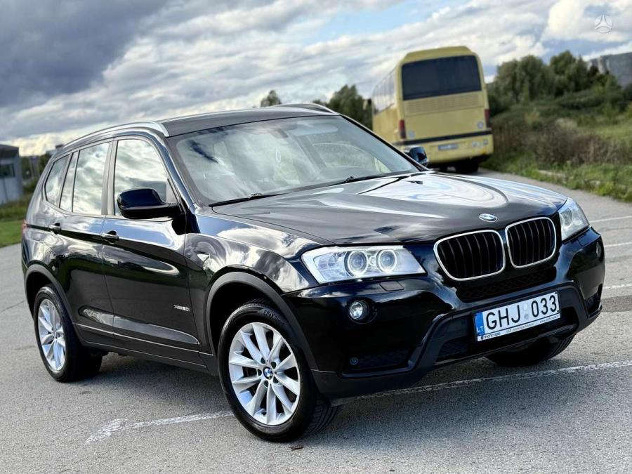 Melns BMW X3 2013 Radviliškis, ar dzinēja tilpumu 2.00 L un nobraukumu 339 tūkst. km par 6400 €, foto 6 vietnē AUTOMOTO.COM.LV