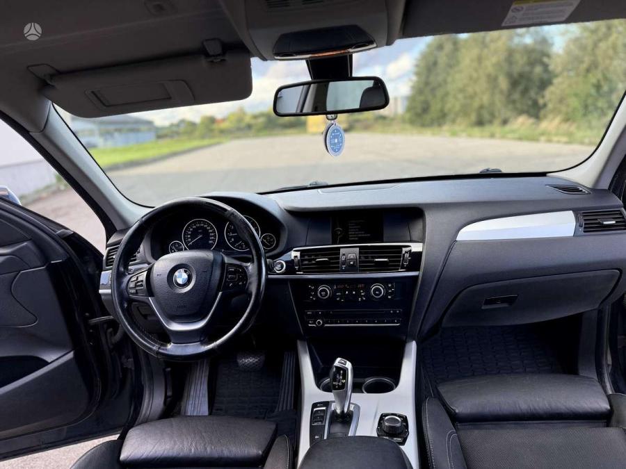 Melns BMW X3 2013 Radviliškis, ar dzinēja tilpumu 2.00 L un nobraukumu 339 tūkst. km par 6400 €, foto 15 vietnē AUTOMOTO.COM.LV