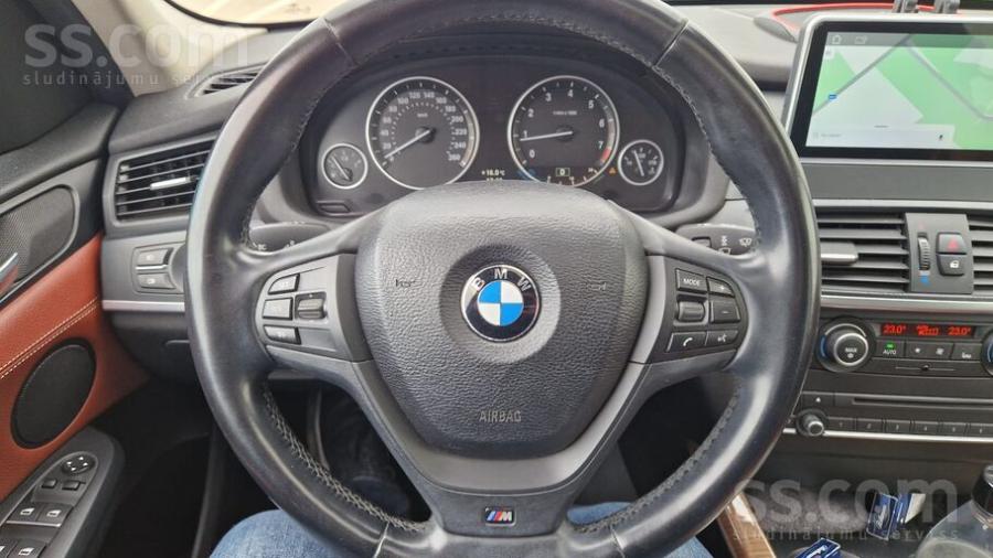 Melns BMW X3 2013 Rīga, ar dzinēja tilpumu 2.00 L un nobraukumu 210 tūkst. km par 10888 €, foto 11 vietnē AUTOMOTO.COM.LV