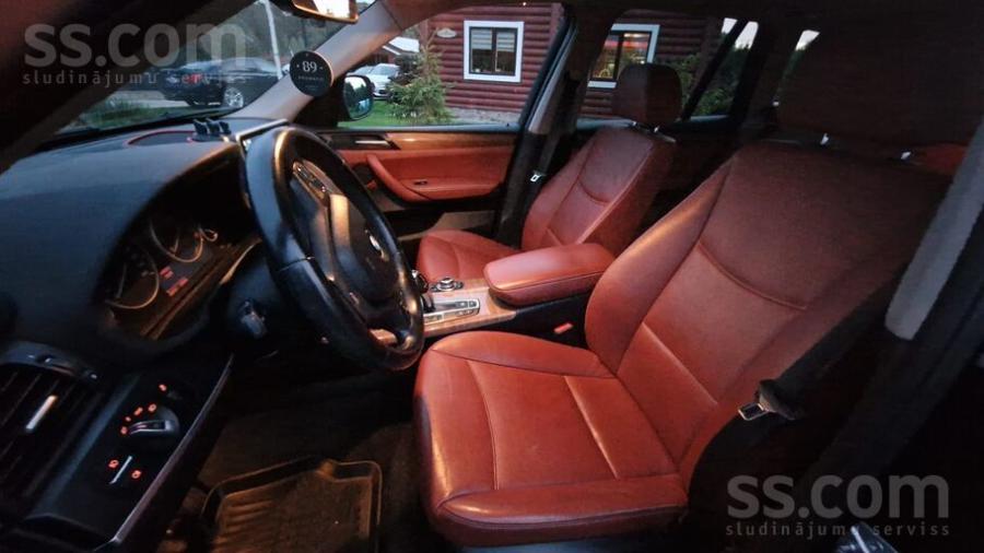 Melns BMW X3 2013 Rīga, ar dzinēja tilpumu 2.00 L un nobraukumu 210 tūkst. km par 10888 €, foto 15 vietnē AUTOMOTO.COM.LV