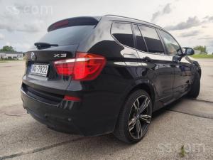 Black BMW X3 2014 in Riga, with an engine capacity of 2.00 L and mileage of 0 thousand km for 15500 €, photo 3 on AUTOMOTO.COM.LV