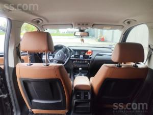 Black BMW X3 2014 in Riga, with an engine capacity of 2.00 L and mileage of 0 thousand km for 15500 €, photo 6 on AUTOMOTO.COM.LV