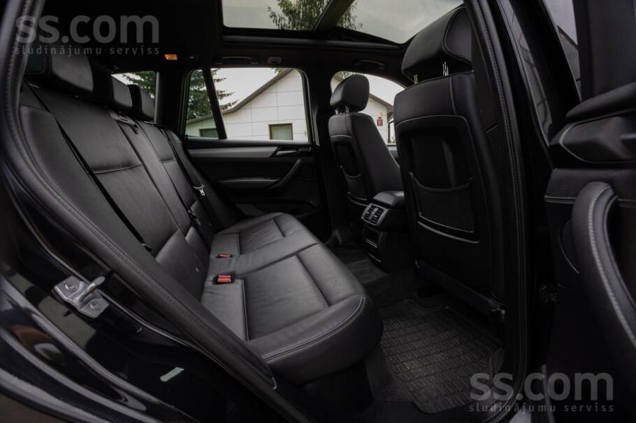 Melns BMW X3 2014 Rīga, ar dzinēja tilpumu 3.00 L un nobraukumu 277 tūkst. km par 14900 €, foto 11 vietnē AUTOMOTO.COM.LV