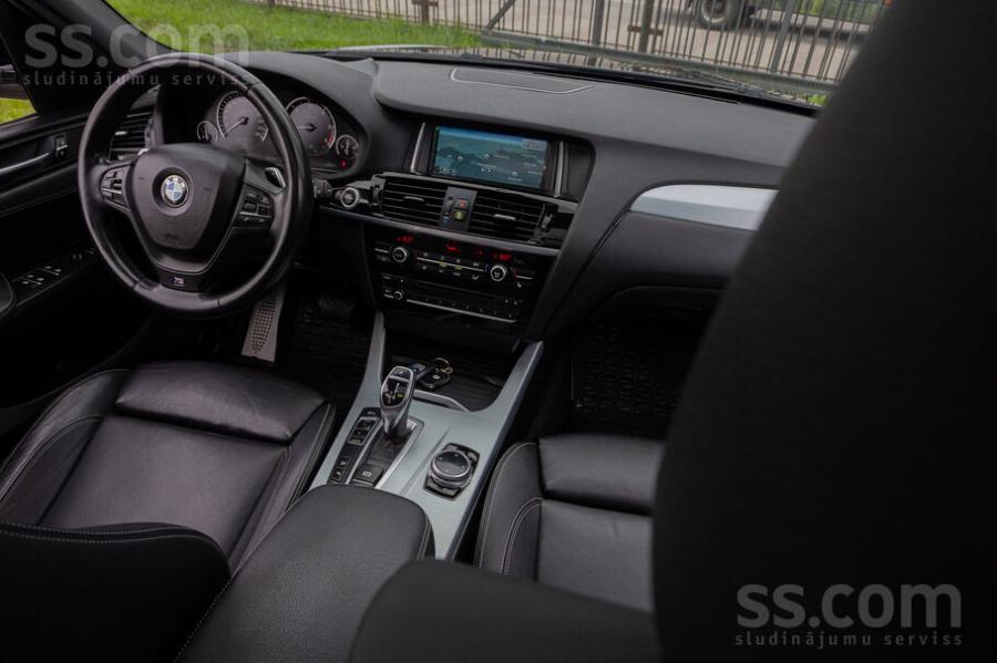 Melns BMW X3 2014 Rīga, ar dzinēja tilpumu 3.00 L un nobraukumu 277 tūkst. km par 14900 €, foto 12 vietnē AUTOMOTO.COM.LV