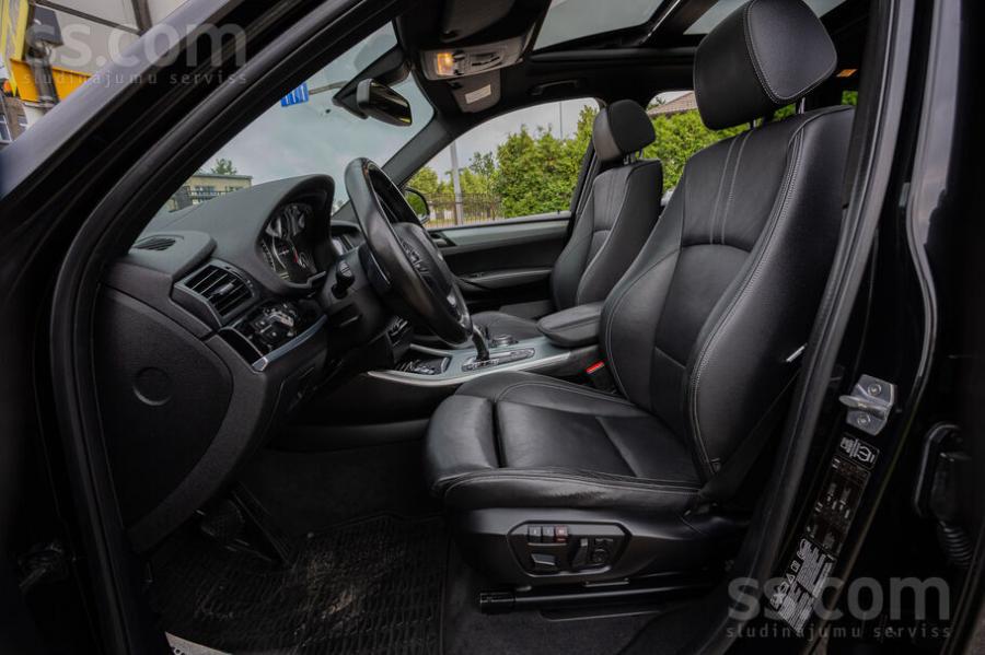 Melns BMW X3 2014 Rīga, ar dzinēja tilpumu 3.00 L un nobraukumu 277 tūkst. km par 14900 €, foto 14 vietnē AUTOMOTO.COM.LV