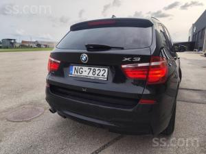 Black BMW X3 2014 in Cesis, with an engine capacity of 2.00 L and mileage of 260 thousand km for 13500 €, photo 2 on AUTOMOTO.COM.LV