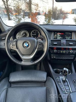 Black BMW X3 2014 in Riga, with an engine capacity of 2.00 L and mileage of 391 thousand km for 8500 €, photo 9 on AUTOMOTO.COM.LV