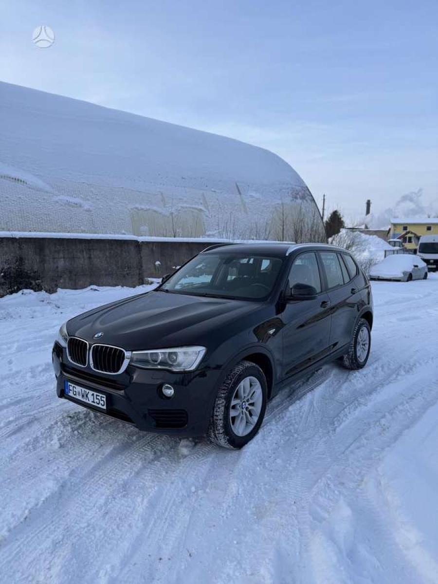 Melns BMW X3 2014 Panevēža, ar dzinēja tilpumu 2.00 L un nobraukumu 237 tūkst. km par 11600 €, foto 1 vietnē AUTOMOTO.COM.LV