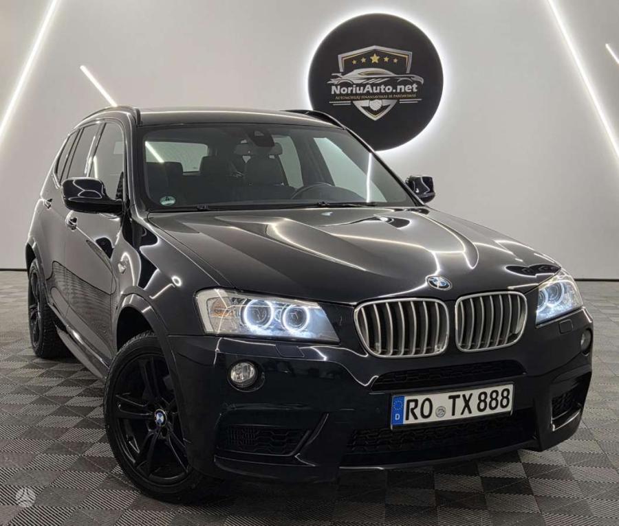 Melns BMW X3 2014 Marijampole, ar dzinēja tilpumu 2.99 L un nobraukumu 238 tūkst. km par 12450 €, foto 1 vietnē AUTOMOTO.COM.LV