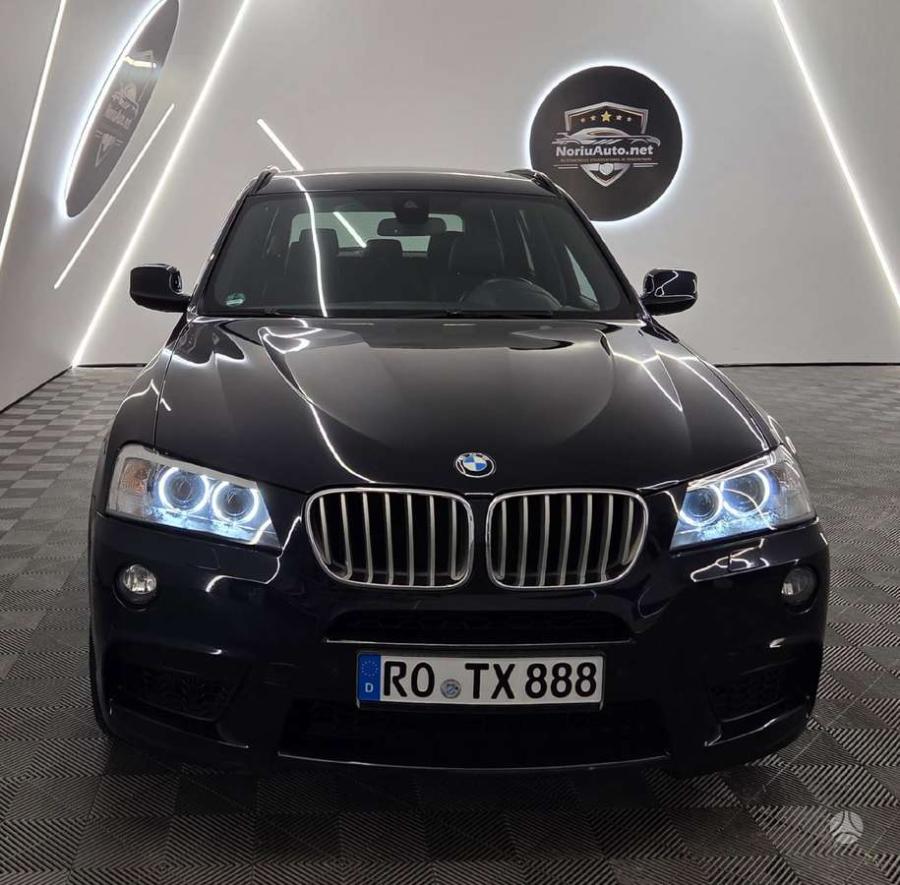 Melns BMW X3 2014 Marijampole, ar dzinēja tilpumu 2.99 L un nobraukumu 238 tūkst. km par 12450 €, foto 26 vietnē AUTOMOTO.COM.LV