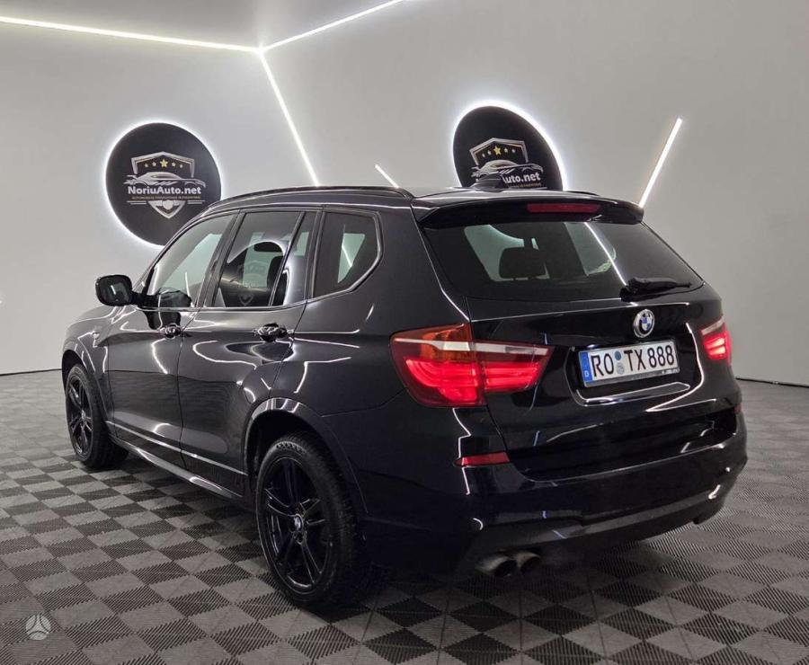 Melns BMW X3 2014 Marijampole, ar dzinēja tilpumu 2.99 L un nobraukumu 238 tūkst. km par 12450 €, foto 27 vietnē AUTOMOTO.COM.LV