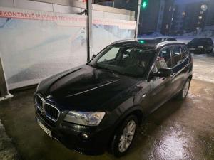Black BMW X3 2014 in Jonava, with an engine capacity of 2.00 L and mileage of 400 thousand km for 7200 €, photo 5 on AUTOMOTO.COM.LV