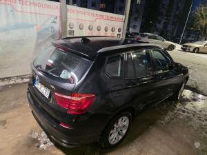 Black BMW X3 2014 in Jonava, with an engine capacity of 2.00 L and mileage of 400 thousand km for 7200 €, photo 9 on AUTOMOTO.COM.LV