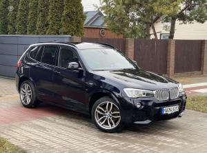 Black BMW X3 2014 in Marijampole, with an engine capacity of 2.99 L and mileage of 215 thousand km for 15999 €, photo  on AUTOMOTO.COM.LV