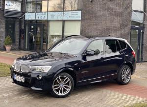 Black BMW X3 2014 in Marijampole, with an engine capacity of 2.99 L and mileage of 215 thousand km for 15999 €, photo 2 on AUTOMOTO.COM.LV