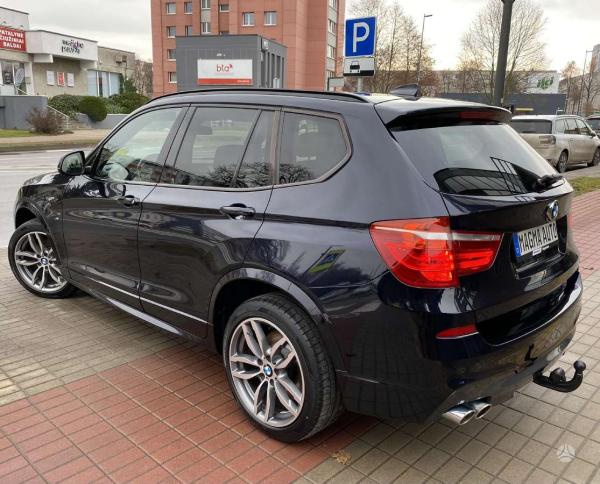 Melns BMW X3 2014 Marijampole, ar dzinēja tilpumu 2.99 L un nobraukumu 215 tūkst. km par 15999 €, foto 4 vietnē AUTOMOTO.COM.LV