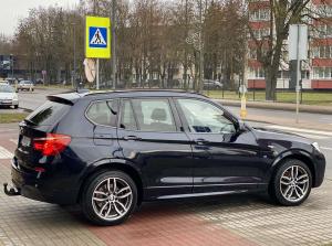 Black BMW X3 2014 in Marijampole, with an engine capacity of 2.99 L and mileage of 215 thousand km for 15999 €, photo 5 on AUTOMOTO.COM.LV