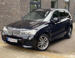 Black BMW X3 2014 in Marijampole, with an engine capacity of 2.99 L and mileage of 215 thousand km for 15999 €, photo 7 on AUTOMOTO.COM.LV