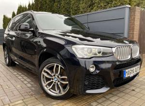 Black BMW X3 2014 in Marijampole, with an engine capacity of 2.99 L and mileage of 215 thousand km for 15999 €, photo 8 on AUTOMOTO.COM.LV